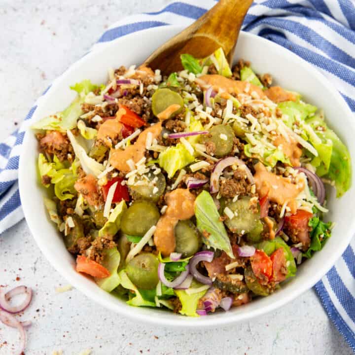 Big Mac Salat | Vegan Heaven