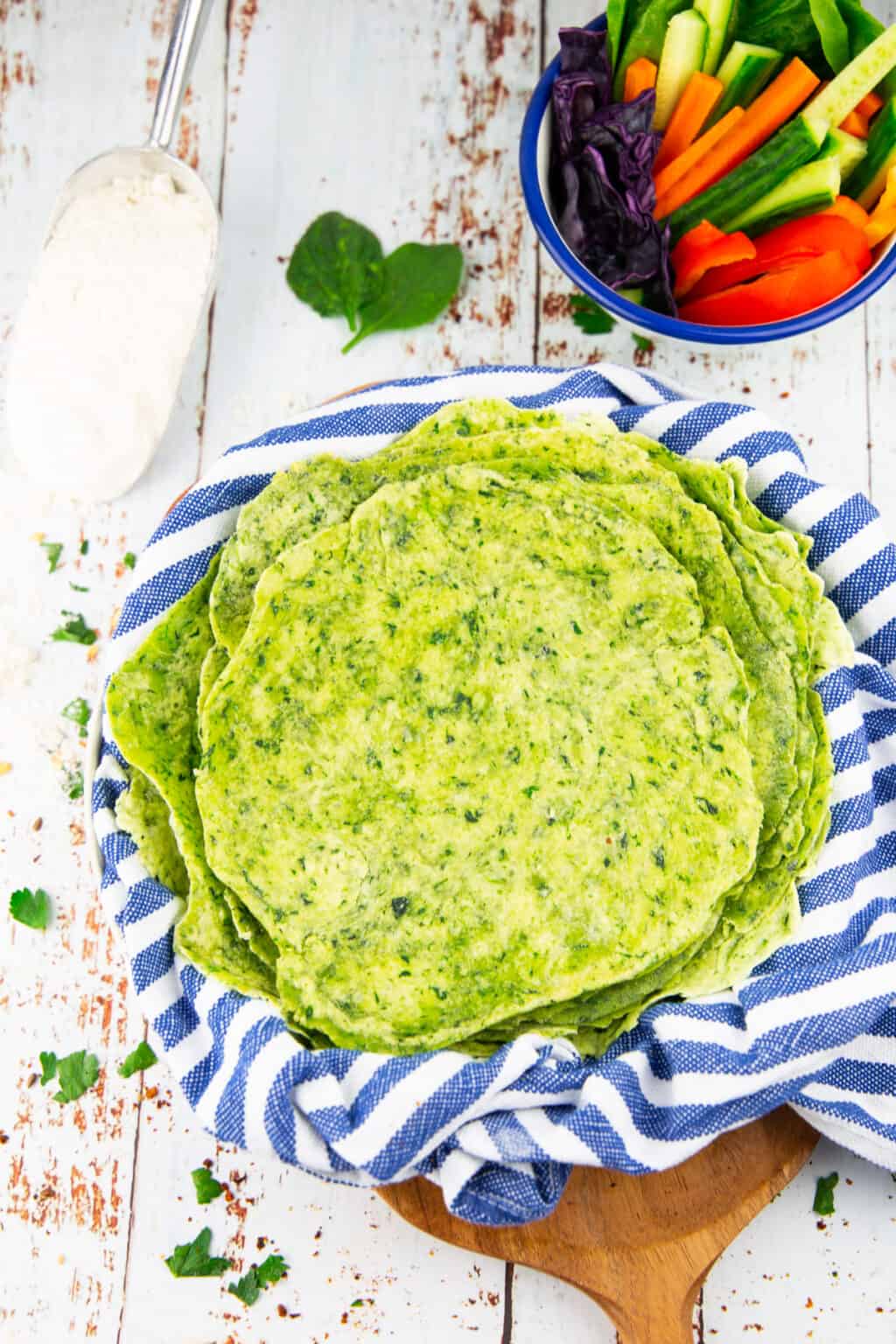 Spinat Tortilla Wrap | Vegan Heaven